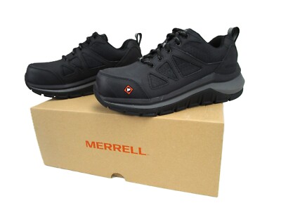 Merrell Fullbench Speed Carbon Fiber Safety Toe Shoe, Protective Work ...