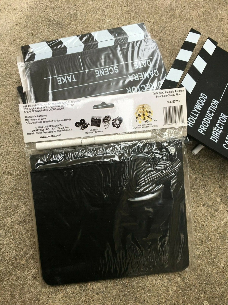 Movie Set Clapboard