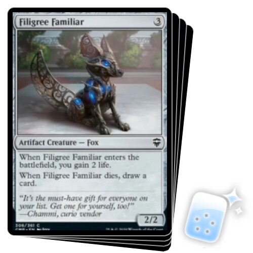 FILIGREE FAMILIAR X4 Commander Legends Magic MTG MINT CARD | eBay