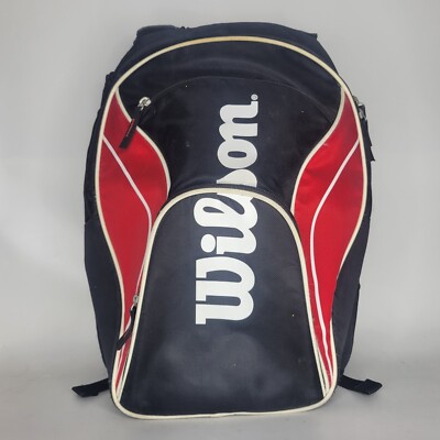 Wilson Tennis Racket Backpack - Red White Black (Used) | eBay