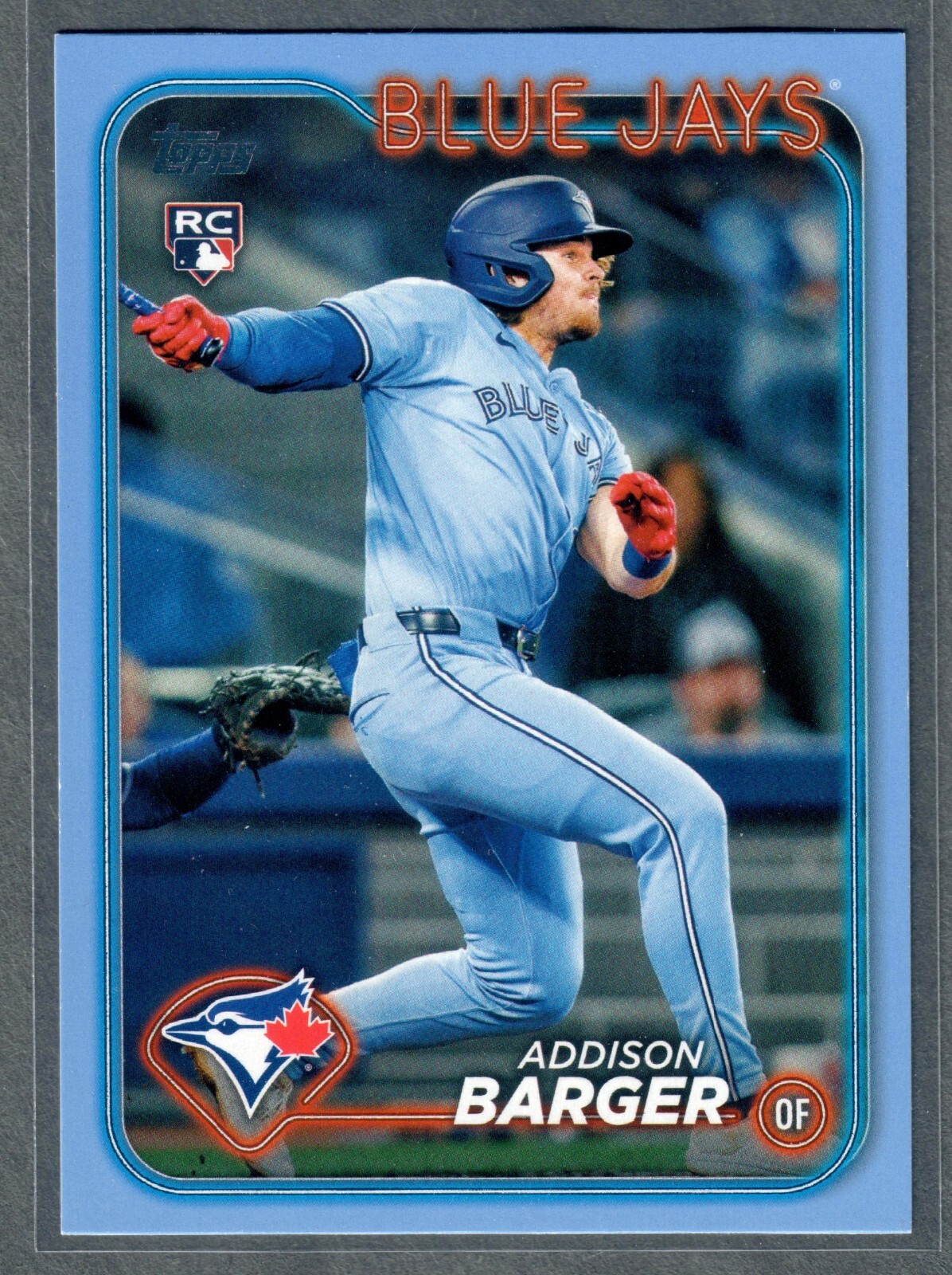 2024 Topps Update Addison Barger Rookie Fathers Day Blue #/50 Blue Jays ...