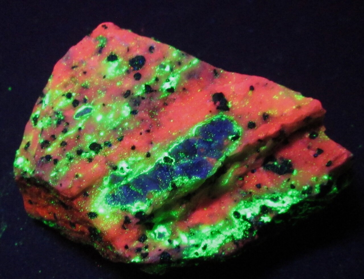 Hardystonite Willemite Fluorescent Mineral Franklin Mining District, NJ ...