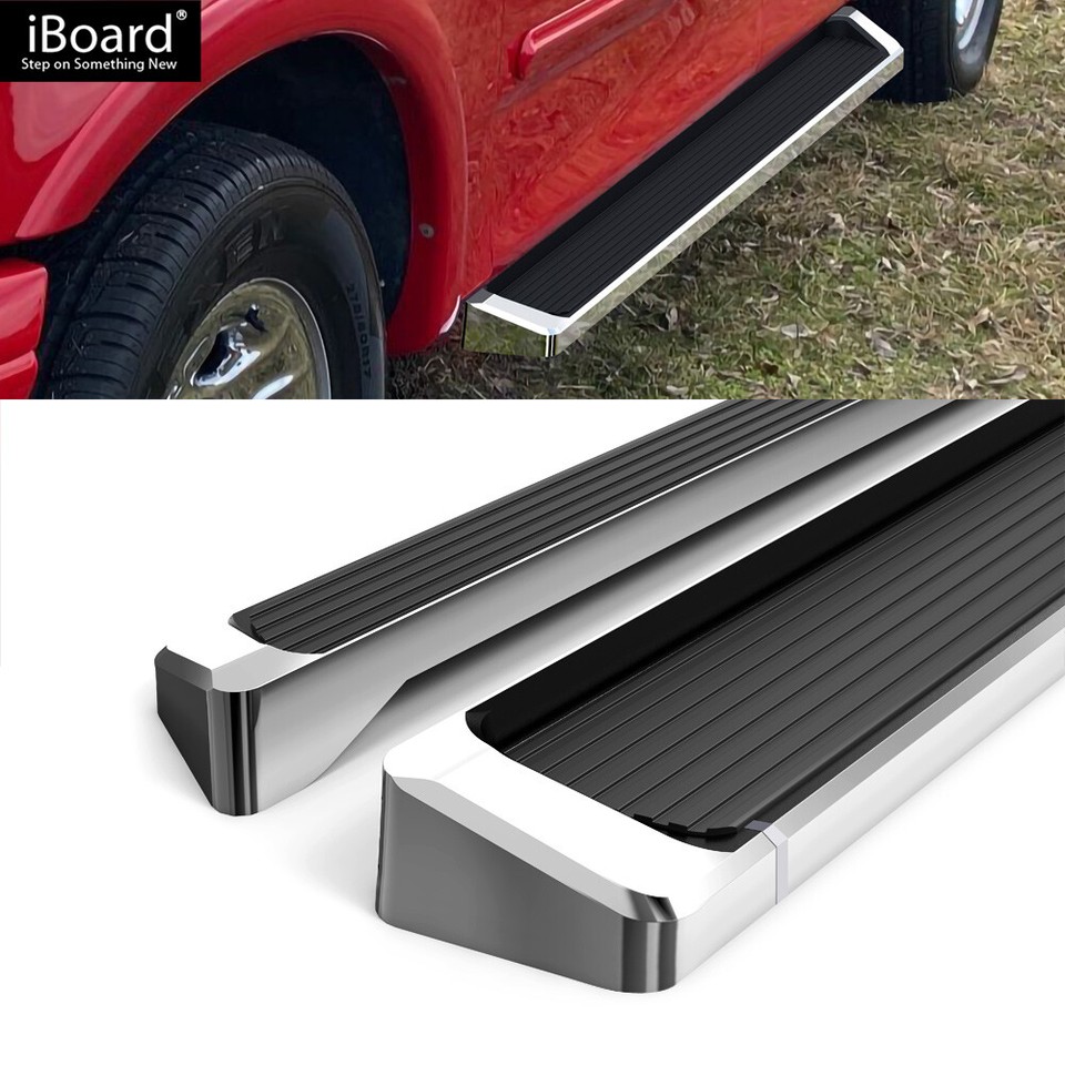 Running Board Step 6in Aluminum Silver Fit Ford F150 F250 LD Regular ...