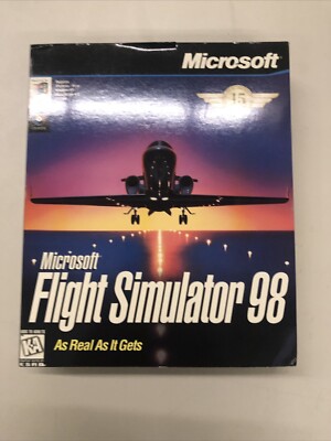 MICROSOFT FLIGHT SIMULATOR 1998 WIN 95/NT/WS4.0 32 BIT ENGLISH ...