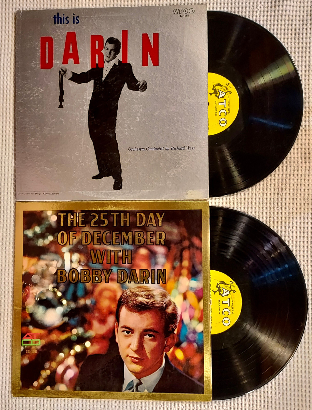 BOBBY DARIN This Is 25th Of December Orig ATCO Yellow Label Mono ...