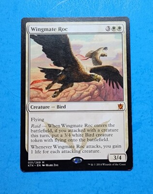 1x Wingmate Roc Khans of Tarkir 2014 Creature Bird Mtg Magic Card ...