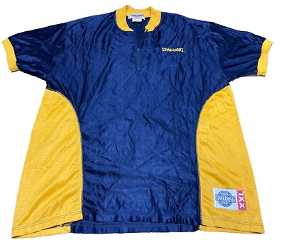 Vtg 90s Y2K Jock SPALDING Quarter Zip Mesh shirt Hip Hop J6 | eBay