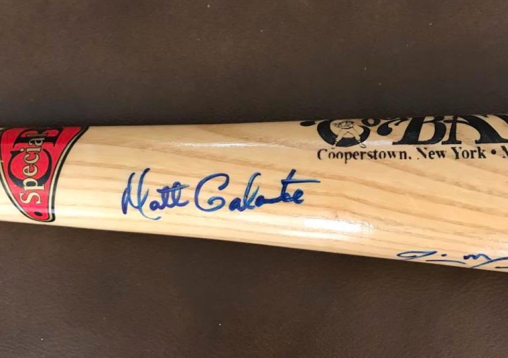NEW YORK METS 2002 SIGNED AUTO COOPERSTOWN BAT W/ 19 SIGNATURES W/ COA ...