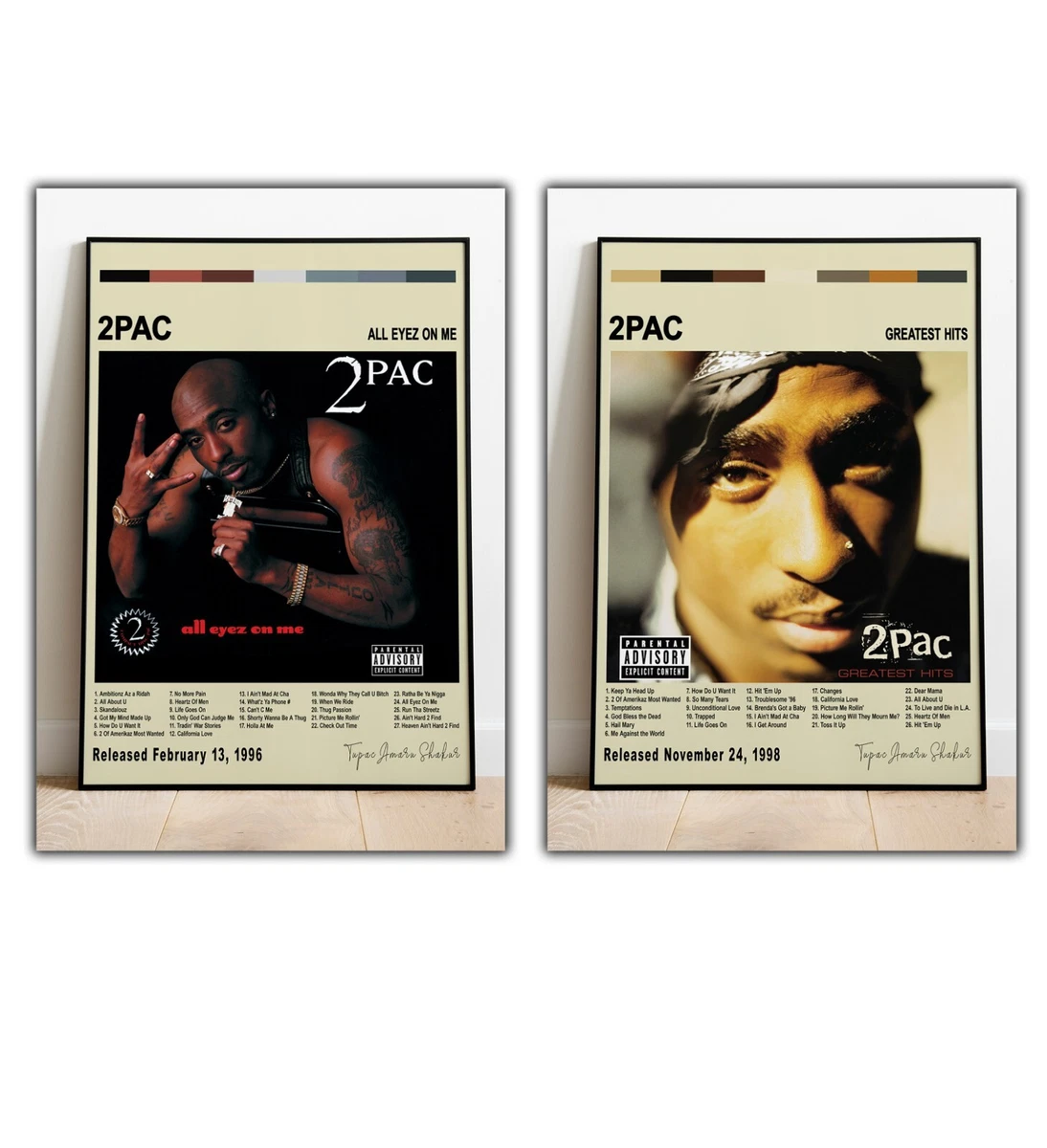 Tupac Album Covers