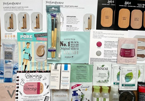 LOT OF 38 BEAUTY SAMPLES TRAVEL SIZE SEPHORA CREAM SHAMPOO SERUM BALM ...