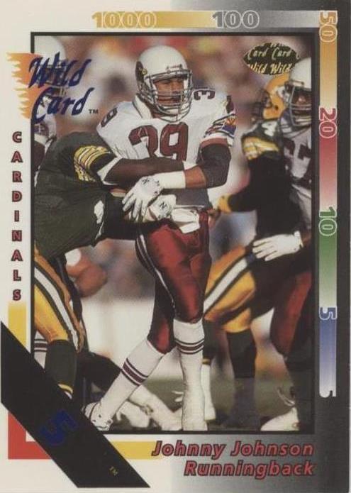 1992 Wild Card - Johnny Johnson #404 5 Stripe for sale online | eBay