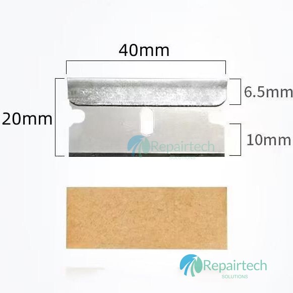 100 PCS Razor Blades Single Edge Extra Sharp Heat Treated Safety Knife ...