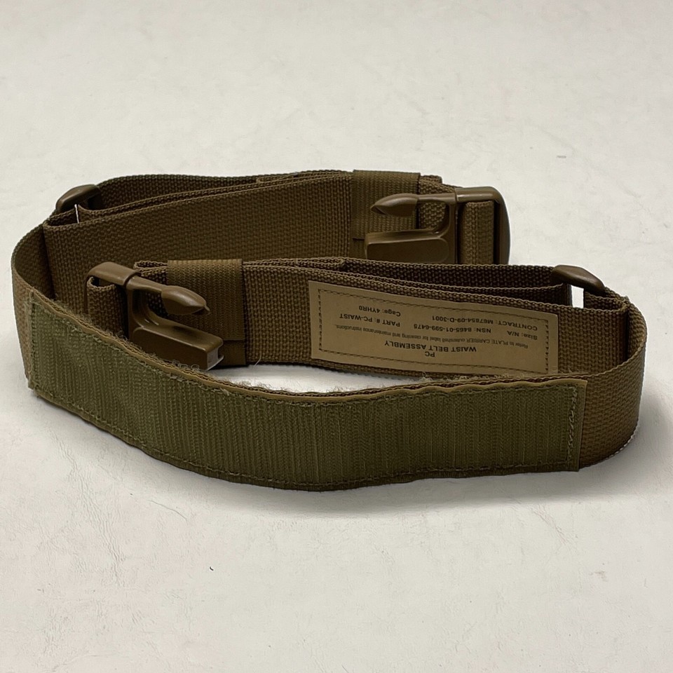 USMC IMTV PC Waist Belt NSN 8465-01-599-6475 Coyote Brown plate carrier ...