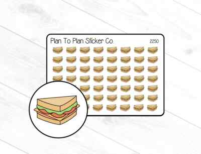 2250~~Sandwich Planner Stickers. | eBay