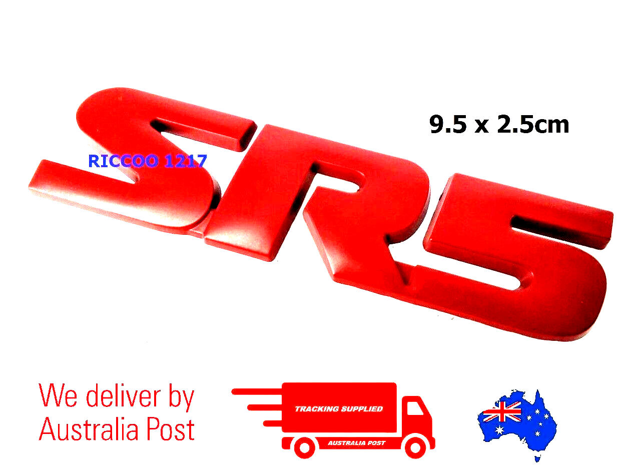SR5 badge for Toyota Hilux 9.5 x 2.5cm red adhesive backing | eBay ...