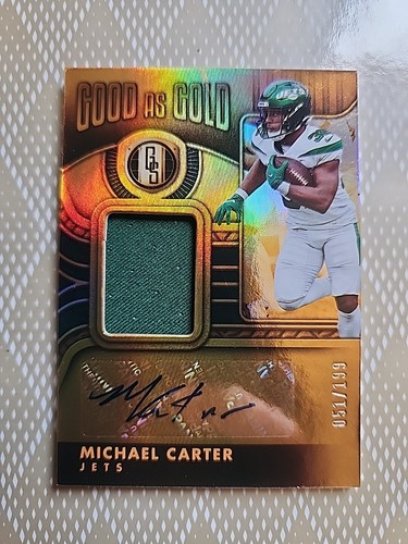 2022 Panini Gold Standard - Good As Gold Michael Carter #GOG-MCA /199 ...