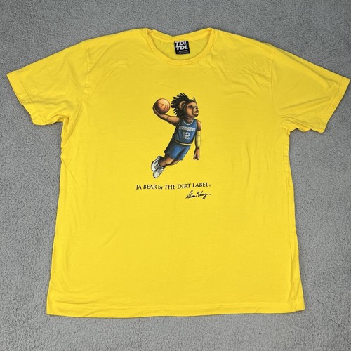 TDL The Dirt Label Shirt Mens Extra Large Yellow - JA Bear Memphis 12 ...