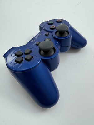 Sony PlayStation 3 PS3 Dualshock 3 Controller Blue - Gently Used | eBay