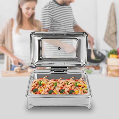 9L Chafer Chafing Dish Buffet Set Stainless Steel Party Food Warmer ...