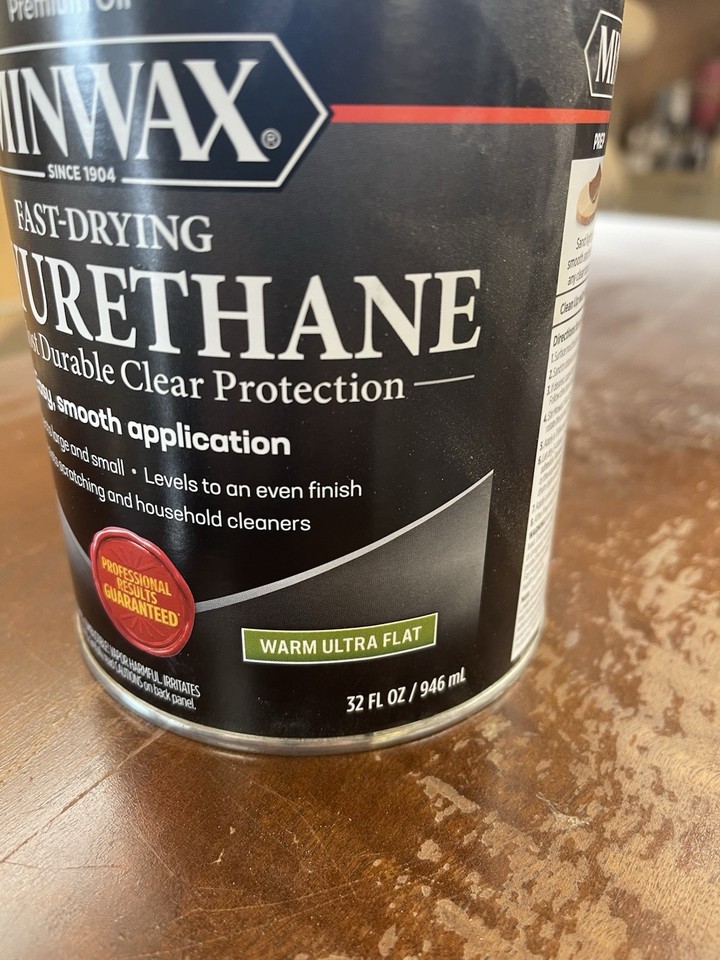 Minwax Fast Drying Oil Based Polyurethane/ Warm Ultra Flat/ 1 Quart | eBay