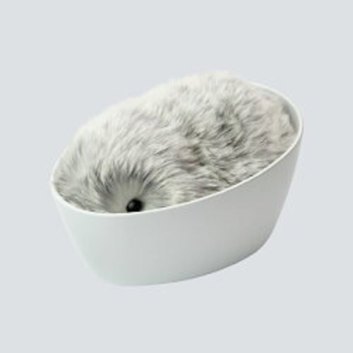 CASIO Moflin PE-M10SR AI Communication Pet Robot Silver Plush Toy New ...