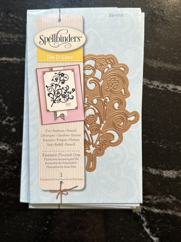 Lot of 6 Spellbinders Die D Lites Cut Emboss And Stencil Sets New ...