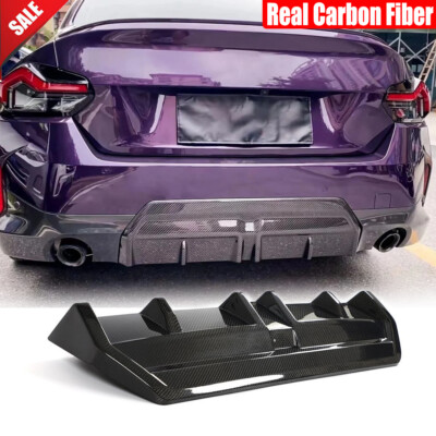 For BMW G42 220i M235i M-Sport 2022UP Real Carbon Fiber Rear Bumper ...