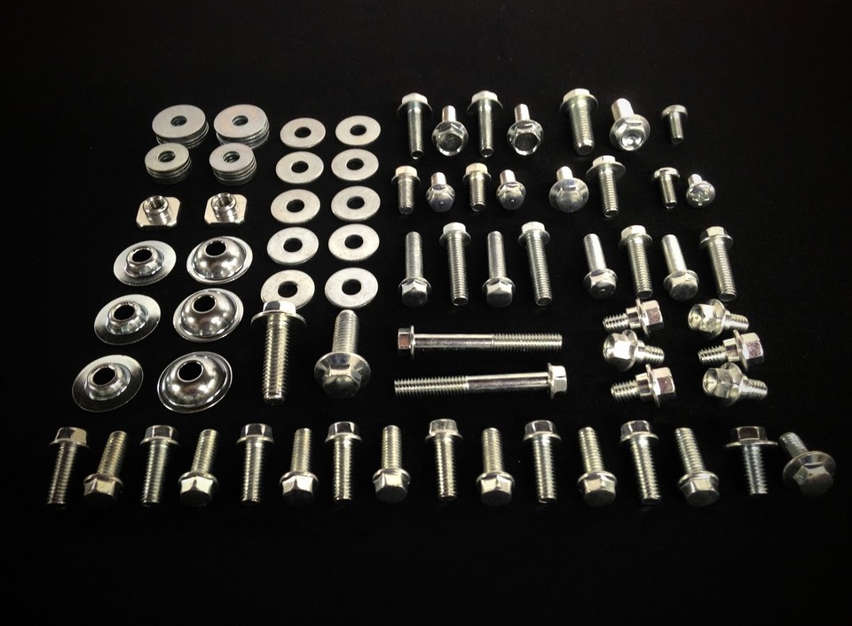 SUZUKI 87pc Body bolt kit DRZ 110 125 200 250 400 650 plastics fenders ...
