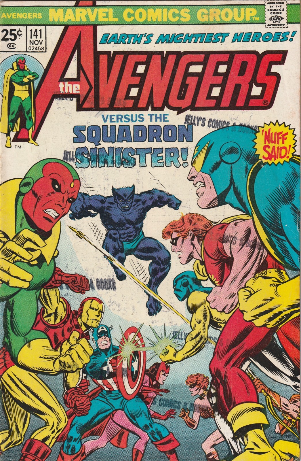 Avengers #141 1975 - 1st George Perez art, Romita Cover, Kang app | eBay