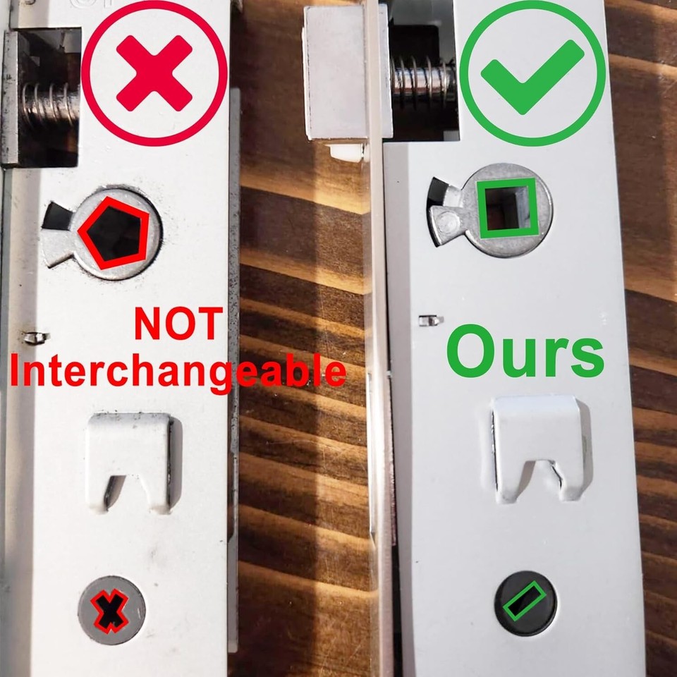 US Flat Slot Storm Door Mortise Lock Body Fits for Larson & Wright ...