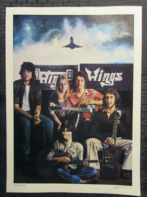 1979 PAUL McCARTNEY & WINGS 11.75x16.25" Print #42 by Steven Chapple ...