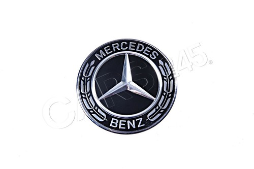 Genuine Bonnet Badge Emblem Black Front MERCEDES A205 C205 C238 ...