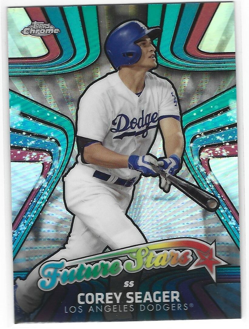 COREY SEAGER 2017 TOPPS CHROME FUTURE STARS REFRACTOR DODGERS S4 | eBay