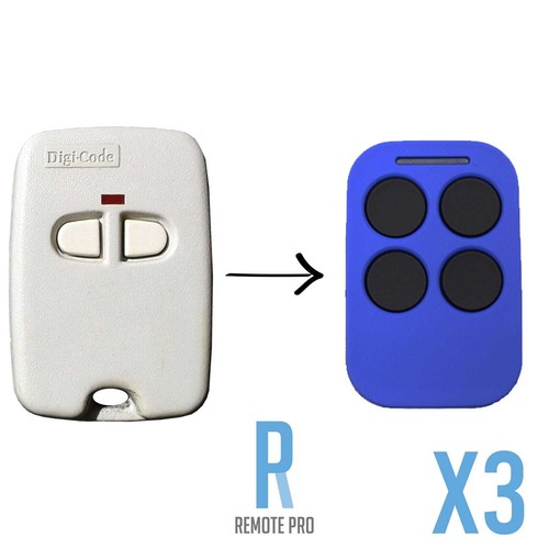 3 x Digi-Code Digicode Cloning Garage/Gate Remote Control Opener Multicode HT7 | eBay Australia
