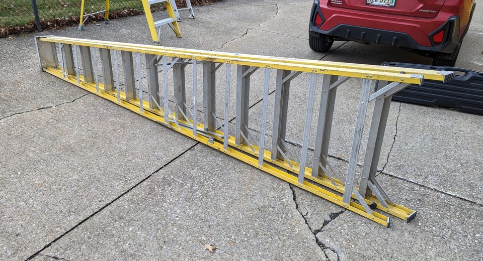 Werner fiberglass 12 Foot A-Frame Ladder | eBay