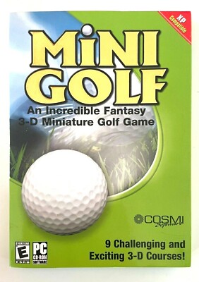 Mini Golf : PC CD ROM : Mini Golf 3D : Cosmi Software | eBay