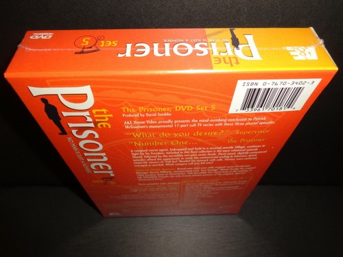 THE PRISONER-SET 5-Contains rare footage of original, aborted ...