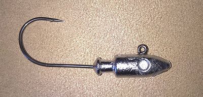10 SPIRE POINT JIGS BLACK NICKEL HOOKS Bullet Jig Heads ALL WEIGHTS ...