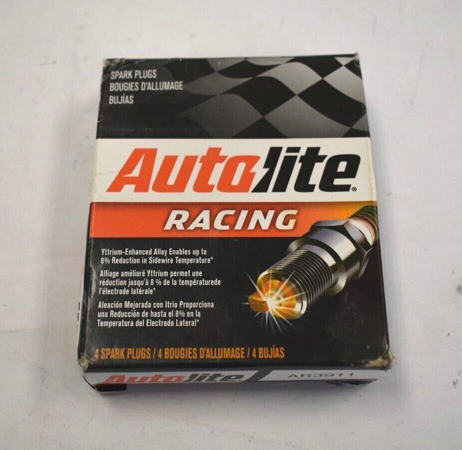 Autolite Racing Spark Plugs 4 Pack AR3911 Yttrium Enhanced Alloy ...