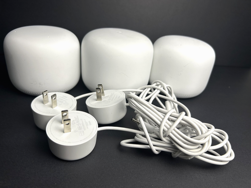 Google Nest 3 pack Wi-Fi Mesh Router AC2200 H2D & 2 Points H2E - Tested ...