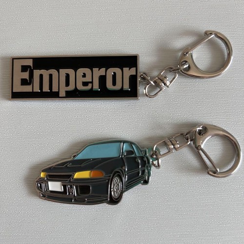 Initial D Metal Keychain Emperor Set Of 2 Evo3 Sudo Kyoichi | eBay