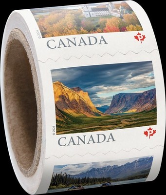 1 Rolls Of 100 Canada Post Stamps Self Adhesive Postage Untouched 100 ...