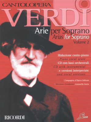 Cantolopera Verdi Arias Soprano Vol 2 Vocal Sheet Music Ricordi Opera ...
