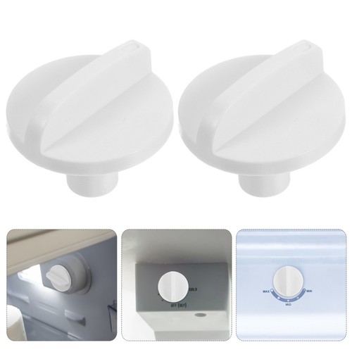 2 Pcs Thermotor Knob Fridge Temperature Dial Controller for ...
