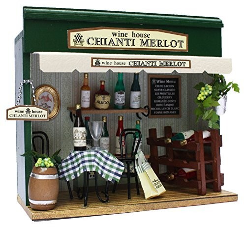 Billy handmade dollhouse kit street corner shop kit wine house 8789 | eBay