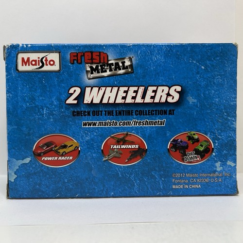 Maisto Fresh Metal 2 Wheelers Die Cast 2012 - 1:18 Motorcycle Dark ...