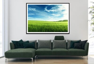 Field Of Barley Print Premium Poster High Quality choose sizes | eBay ...