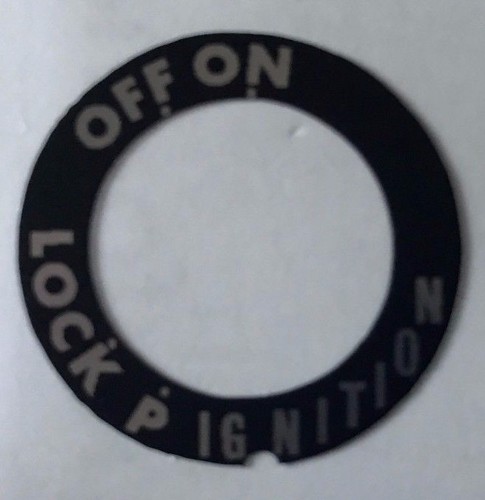 SR500 IGNITION SWITCH DECAL | eBay