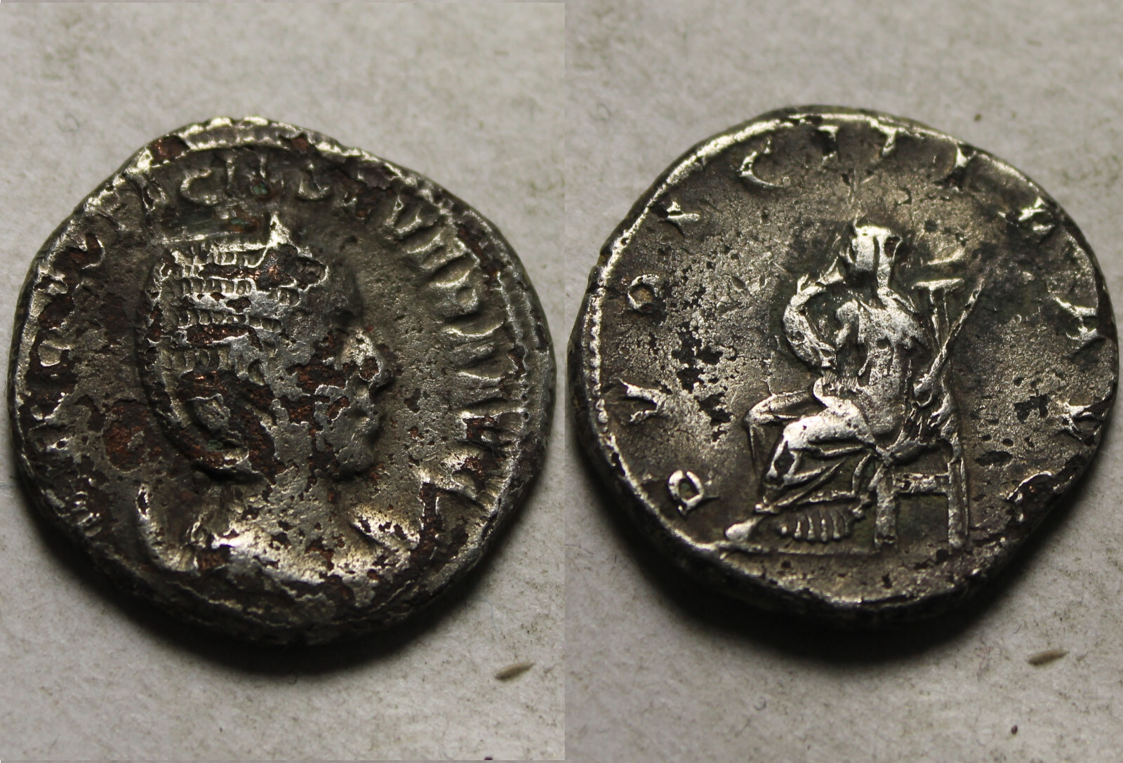 Genuine ancient Roman Fouree coin Otacilia Severa Wife of Philip Arab ...