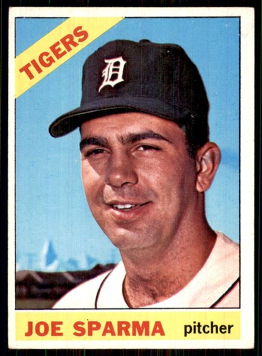 1966 Topps CREASED #267 Joe Sparma Detroit Tigers | eBay